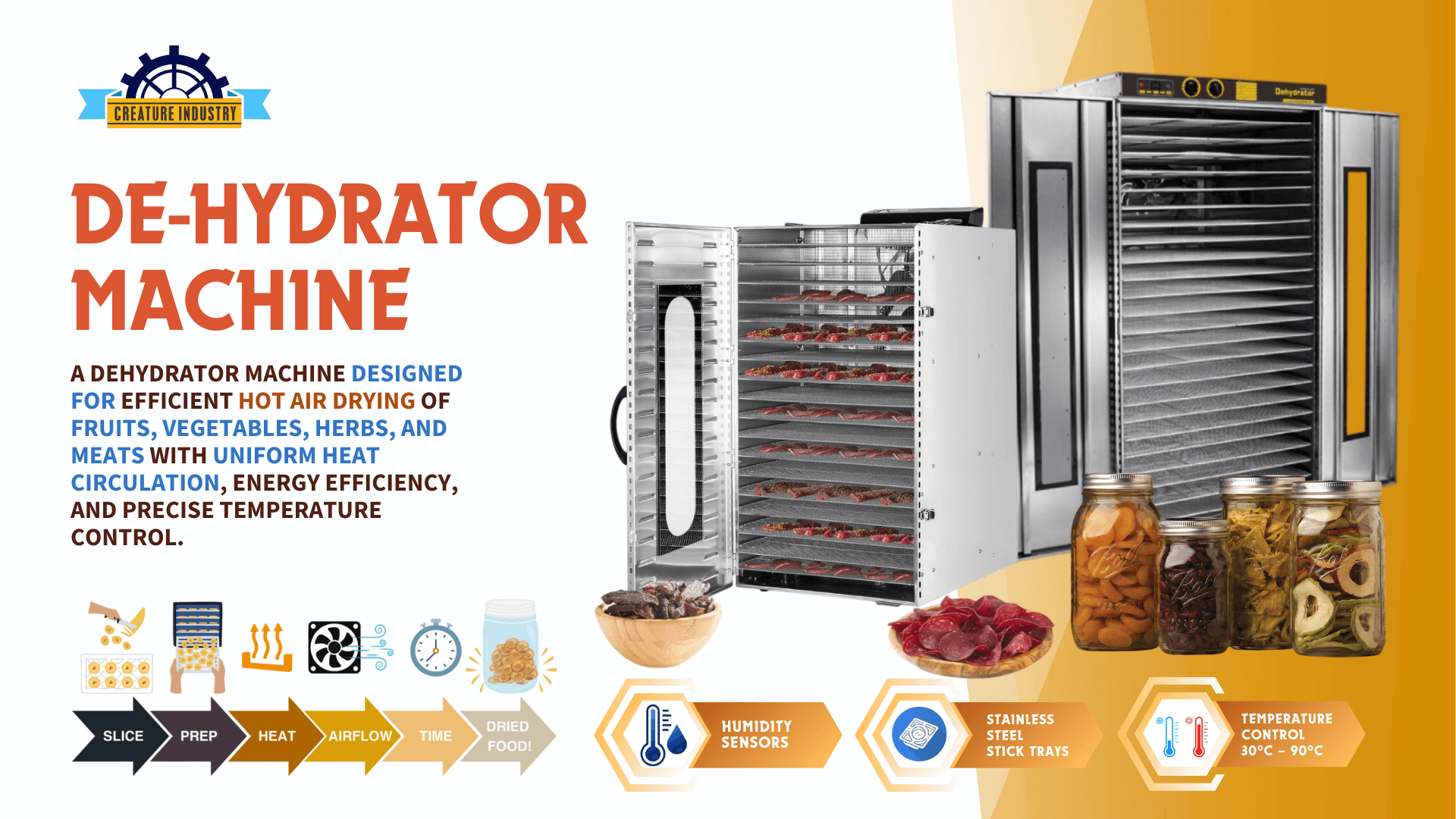 Top Food Dehydrator Machine Manufacturer in India